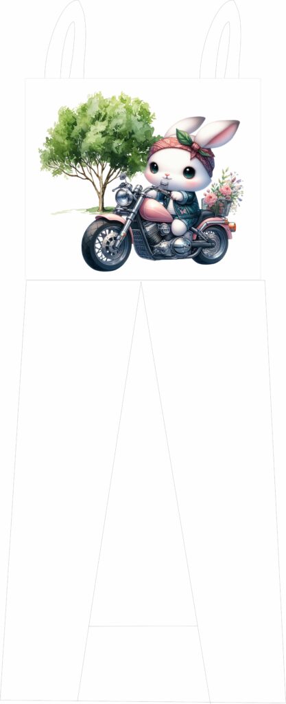 Biker Girl Nappy Stacker | Ruhsti